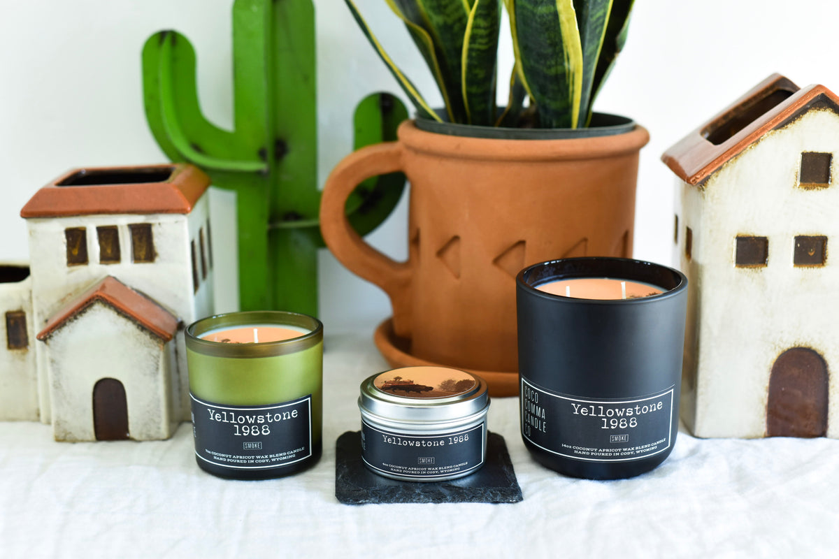 Yellowstone 1988 Candle – Coco Comma Candle Co